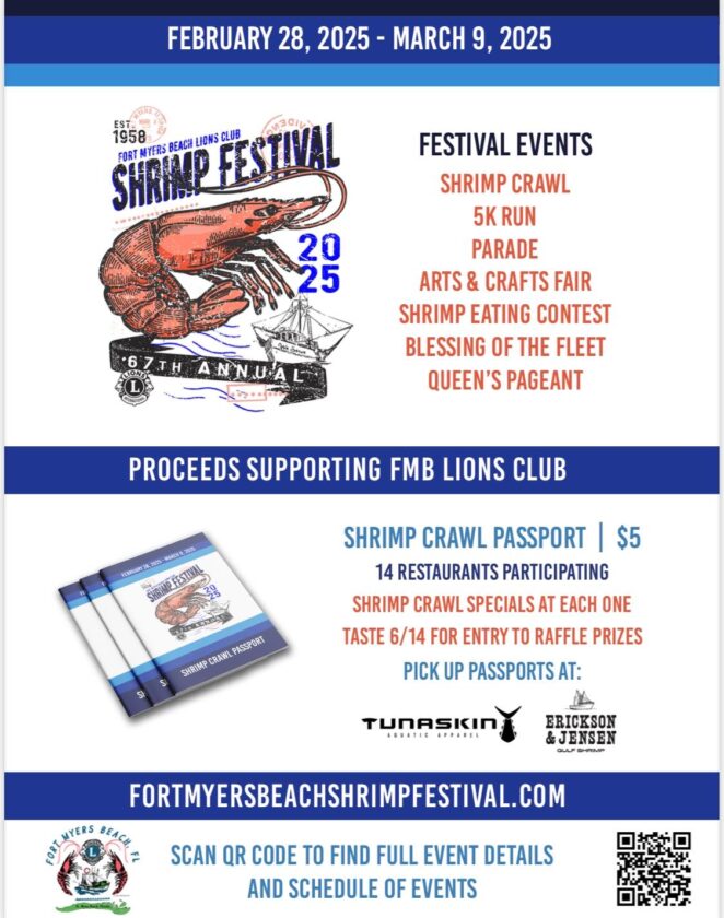 Fort Myers Beach Lions Club Shrimp Festival begins today with shrimp crawl, kids shrimp run ...